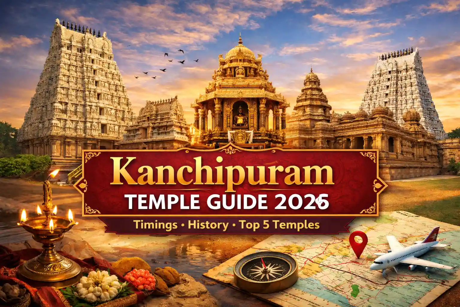 Kanchipuram Temple Complete Guide: Timings, History, top 5 temple